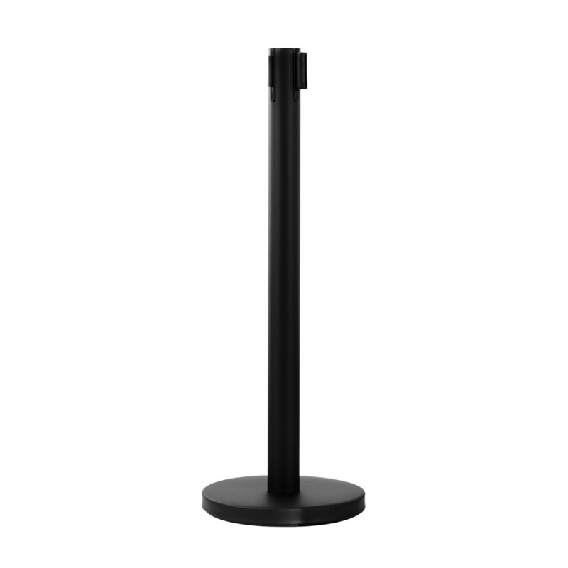 Telescopic Handrails 2pcs 32 x 90cm Stainless Steel Black - Alimart