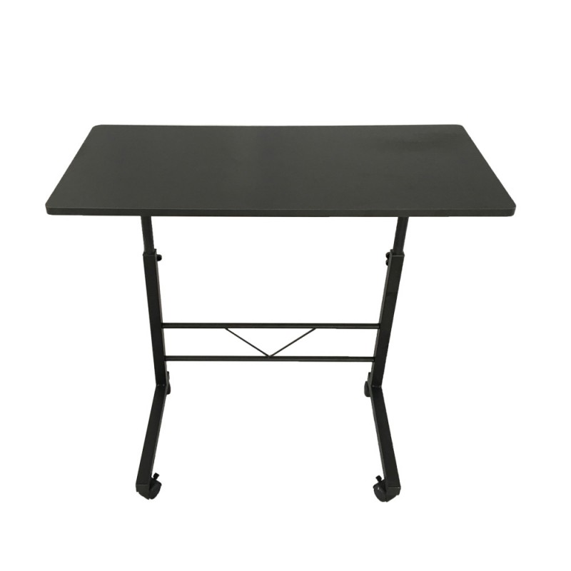Chipboard & Steel Side Table Removable E1 15mm Black - Alimart
