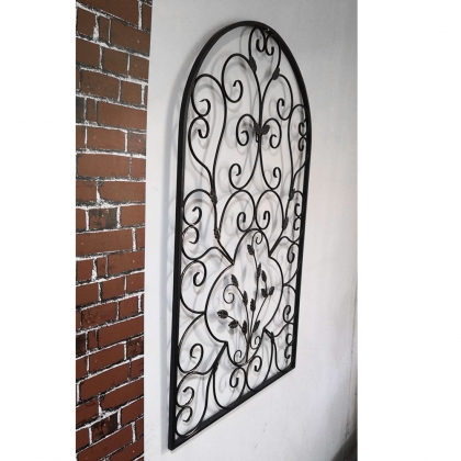 Spanish Antique Arch Metal Wall Art Kitchen Outdoor Garden Accent Patio ...