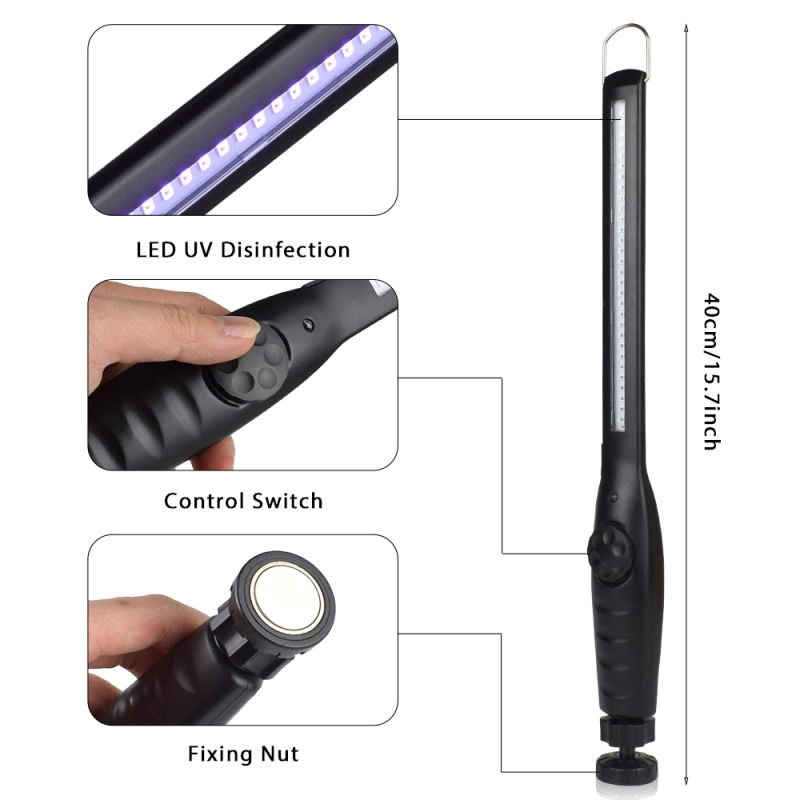 5W 30 Lamp Bead Manually Adjust UV Portable Household Anti-Mite USB ...