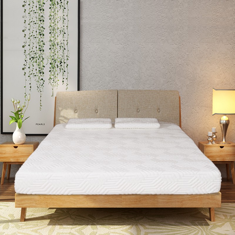 8" Three Layers Softness Cotton Mattress with 2 Pillows (Queen Size ...