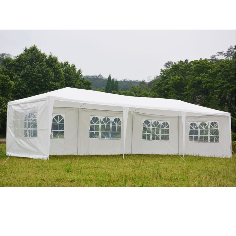 Party Tent Plastic Fastenings Kit 118" x 354" Five Sides Two Doors ...