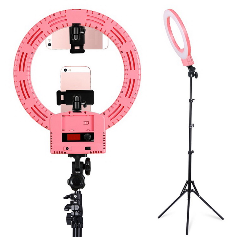 Kshioe 12" LED Ring Photography Camera Ring Lights and 2m Light Stands ...